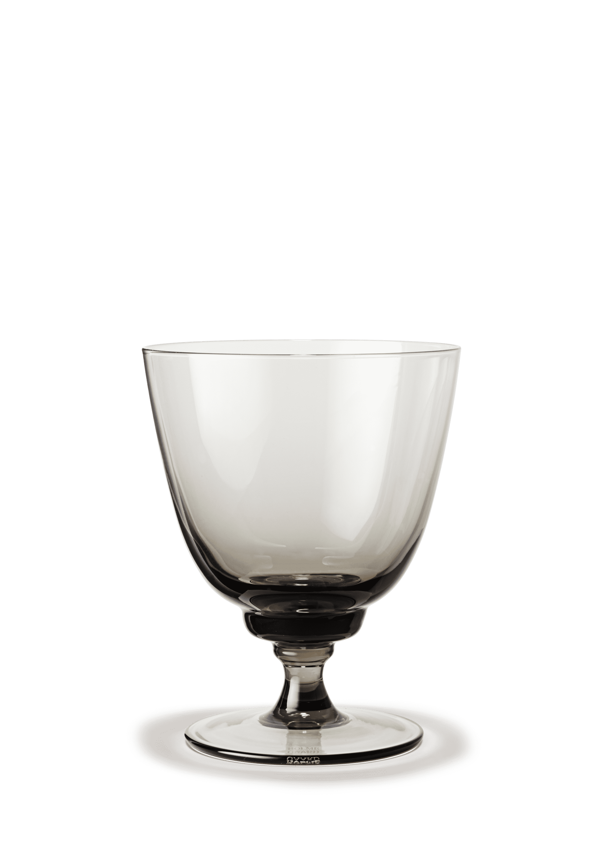 Holmegaard Flow Glas mit Fuß 35 cl smoke