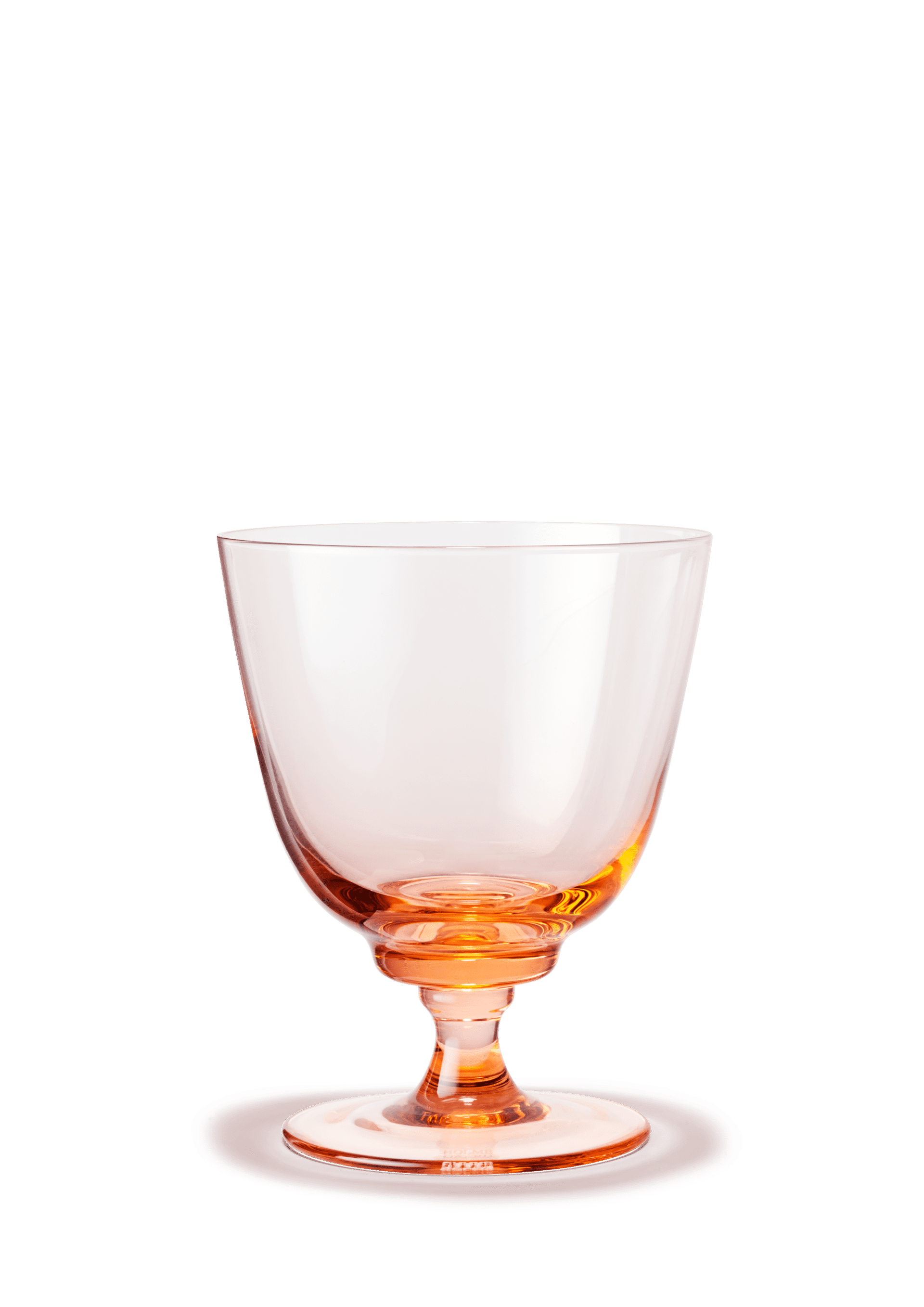 Holmegaard Glass on foot 35 cl in Champagne