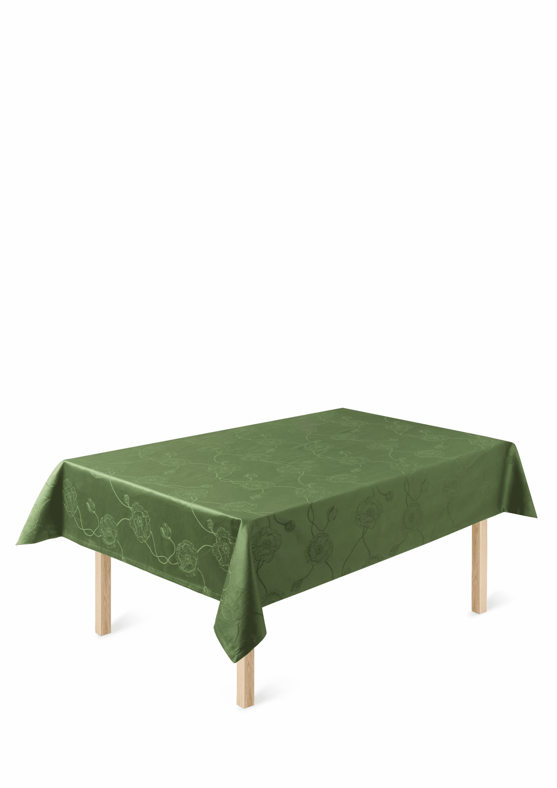 Kähler Damask tablecloth 150x320 cm in Green