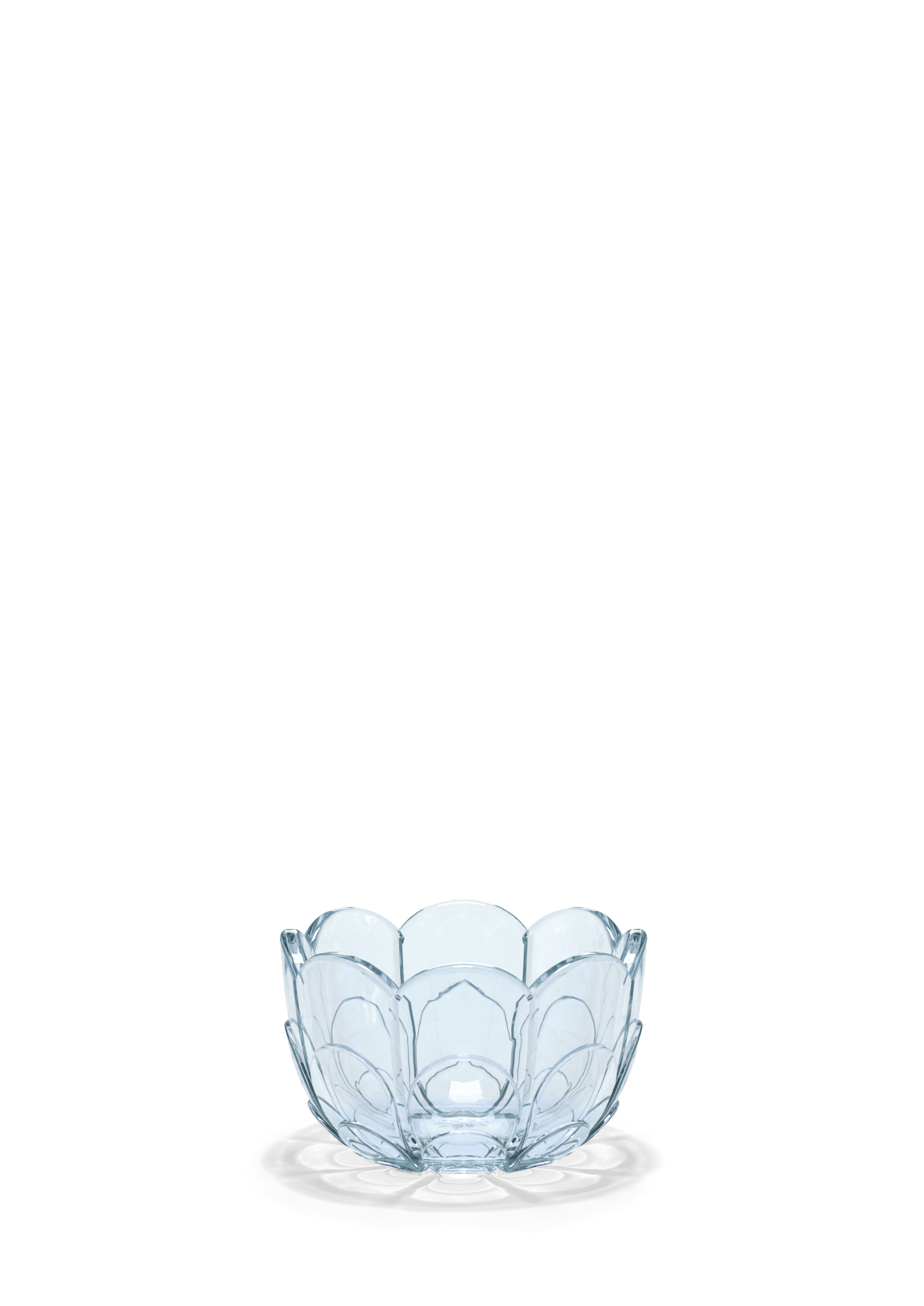 Holmegaard Fyrfadsstage Ø7 cm i Blå fra serien Lily