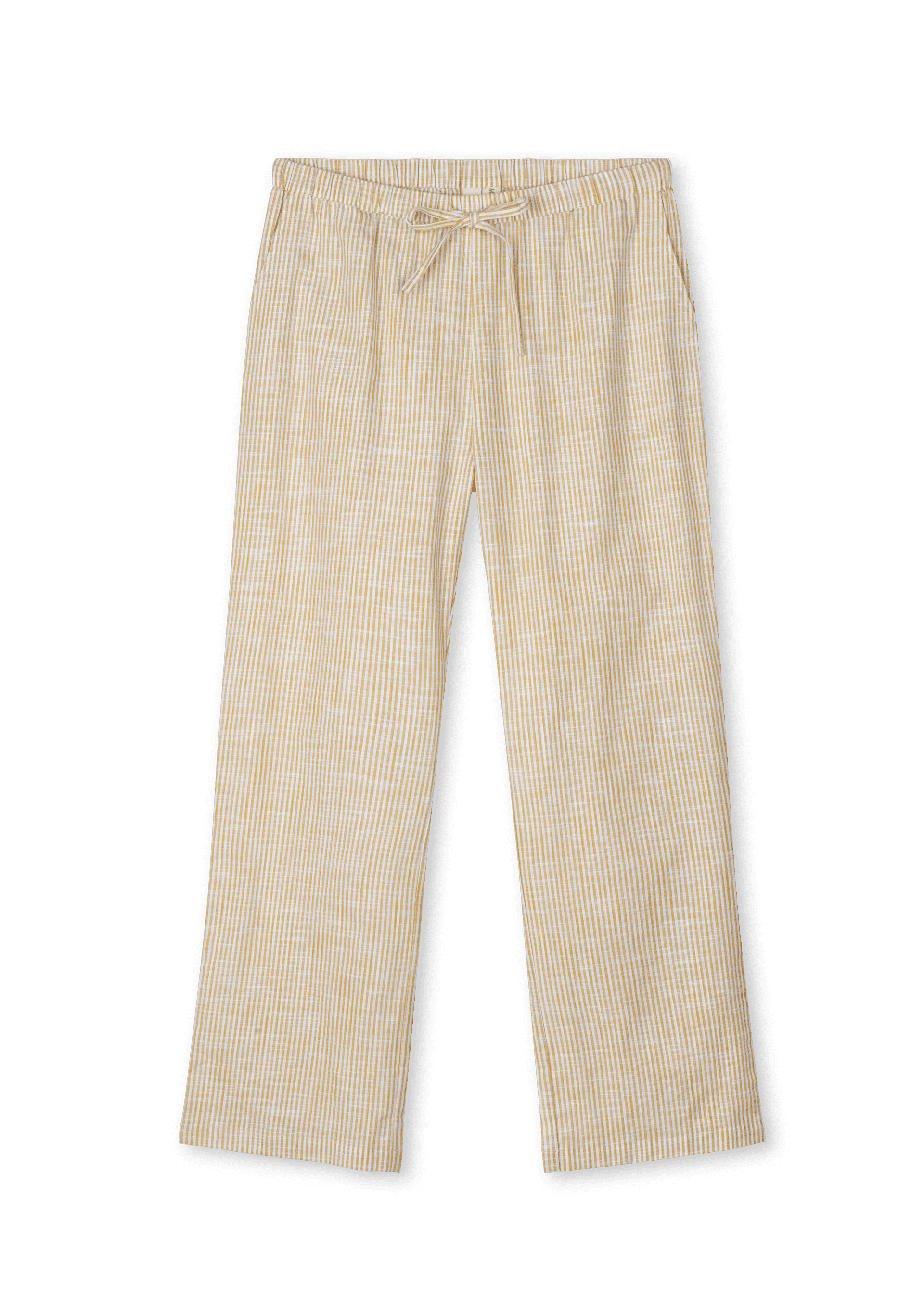 JUNA Barbara Pants XS i Oker/Hvit