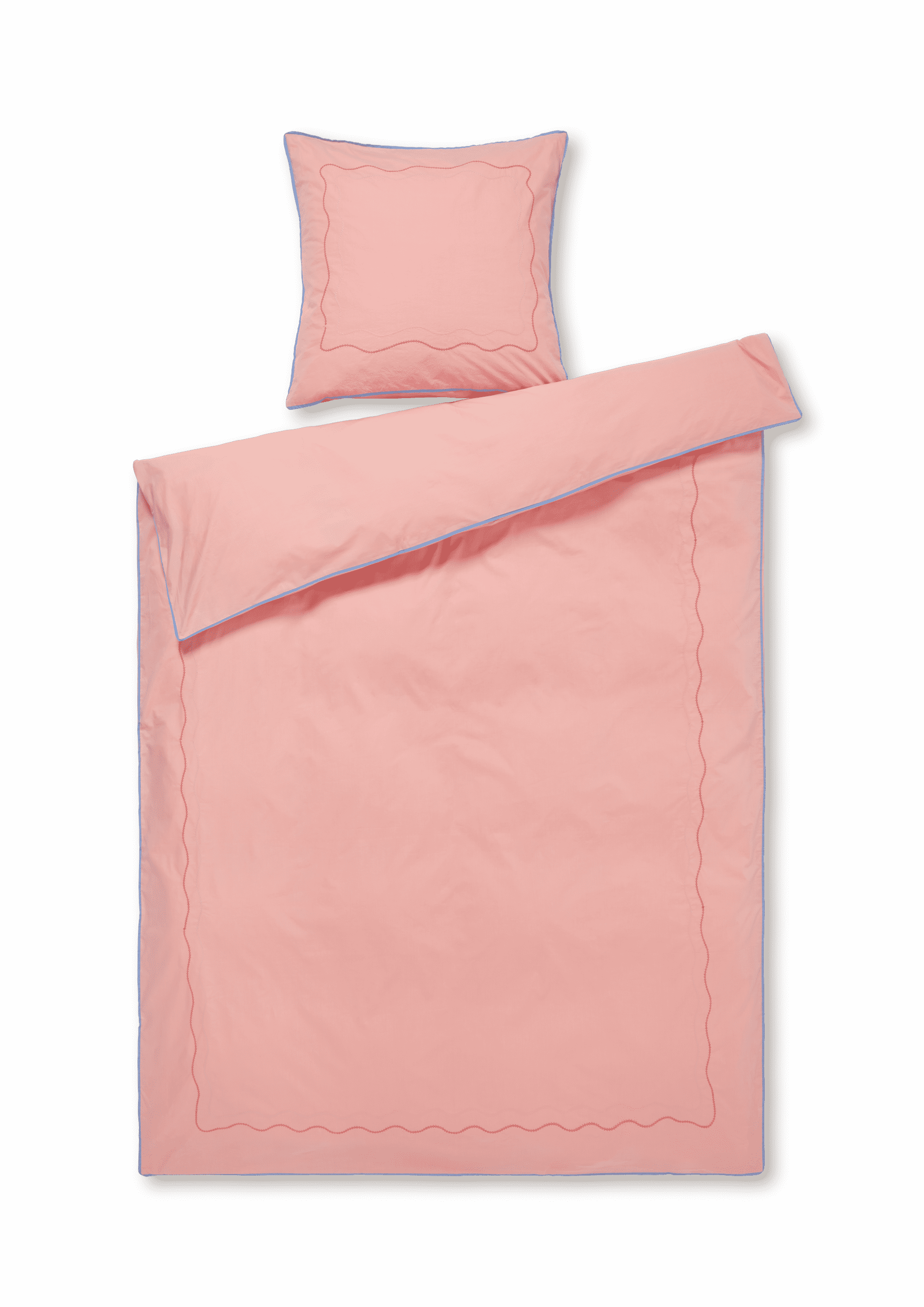 JUNA Lollipop Bettwäsche 140x200 cm soft pink DK -Kaufe hier