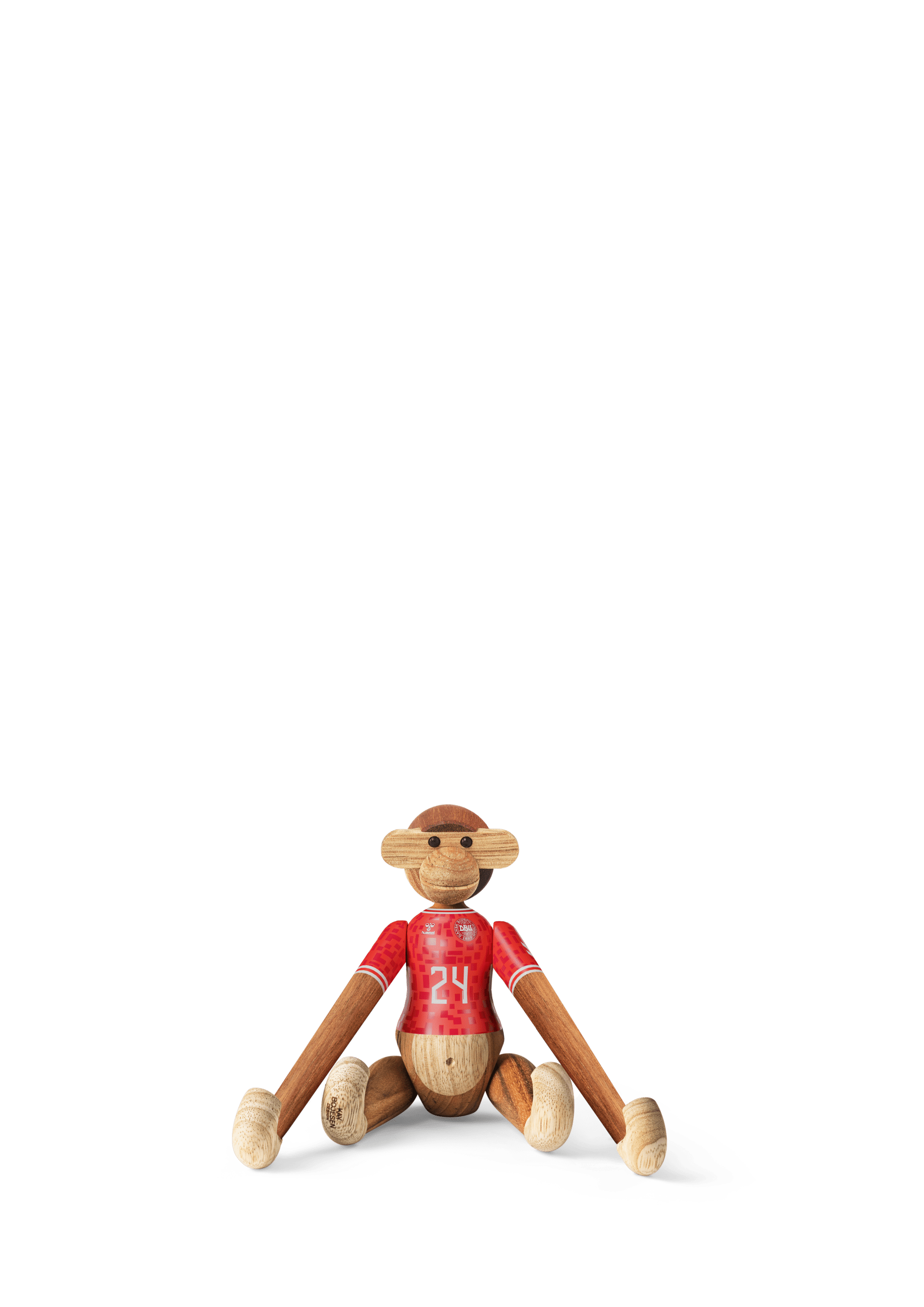 Kay Bojesen Monkey x DBU Man 2024 mini teak/limba - Buy here
